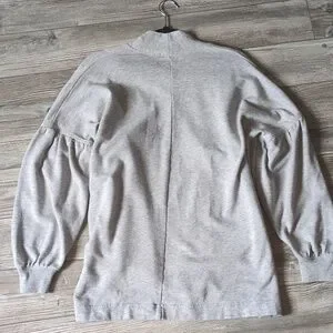 GAP | Sweaters | Gap Light Gray Openfront Cardigan With Balloon Sleeves ...